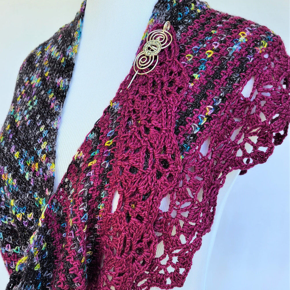 Twilight Stroll Crochet Shawl Pattern PDF Download - Crafty Flutterby ...