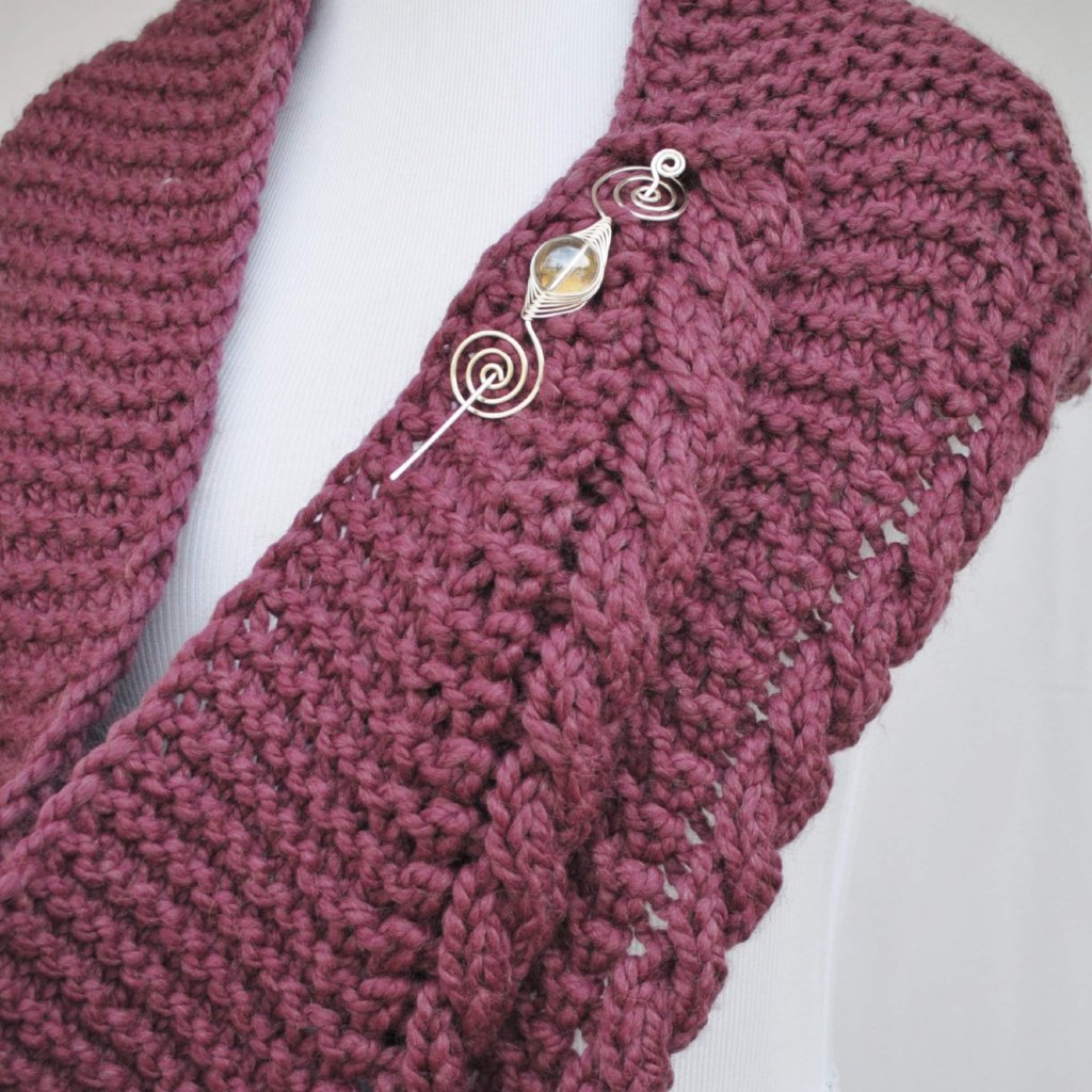 Apparent Cables PDF Knitting Pattern Download Very Easy Cable Shawl ...