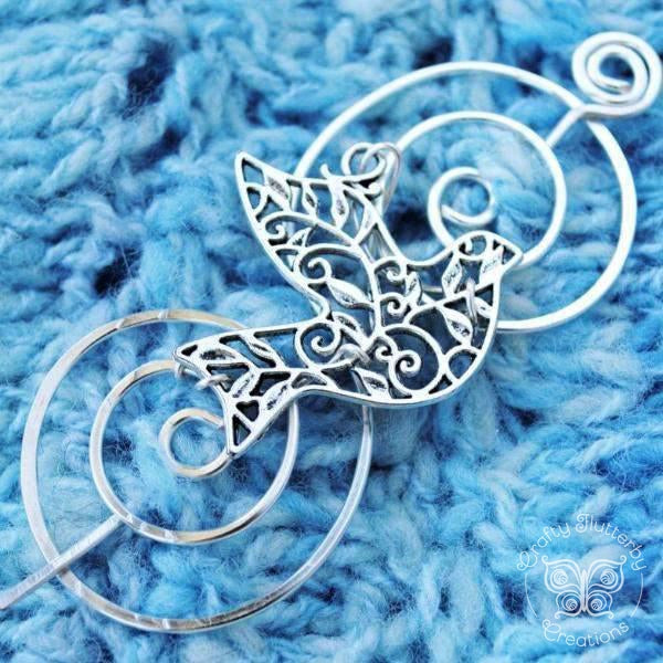 Charmed Shawl Pins - Crafty Flutterby Creations