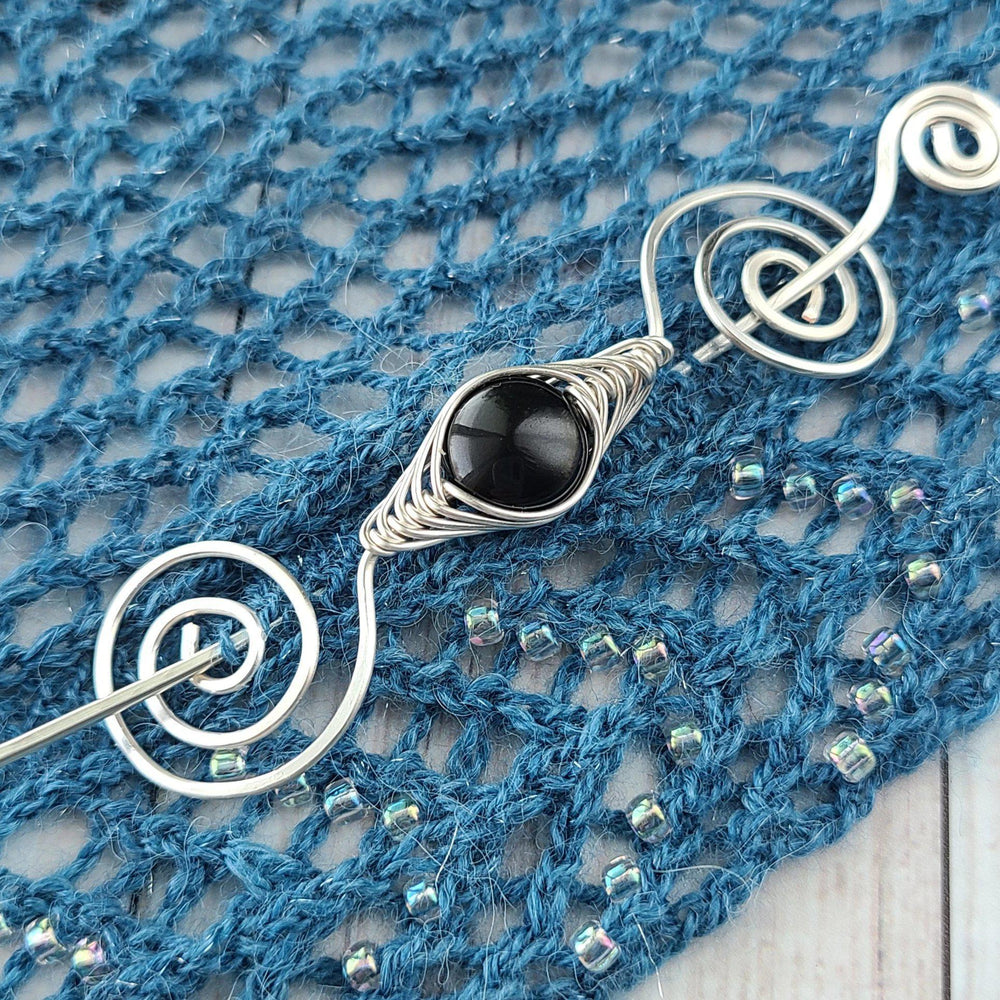Silver Shawl Pins - Crafty Flutterby Creations