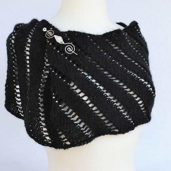 Rip Tied Knit Infinity Scarf PDF Pattern Download - Crafty Flutterby ...