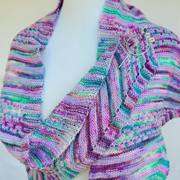 Savvy Slips PDF Knitting Pattern Download Easy Shawl - Crafty Flutterby ...